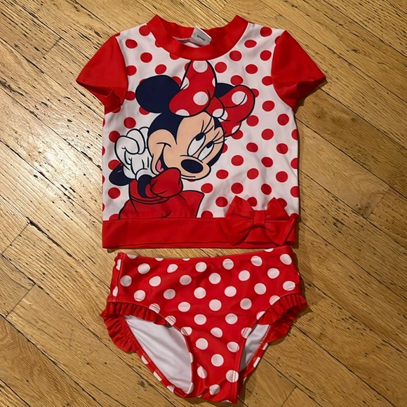 Disney | Swim | Minnie Mouse Polka Dot Swim Outfit | Poshmark